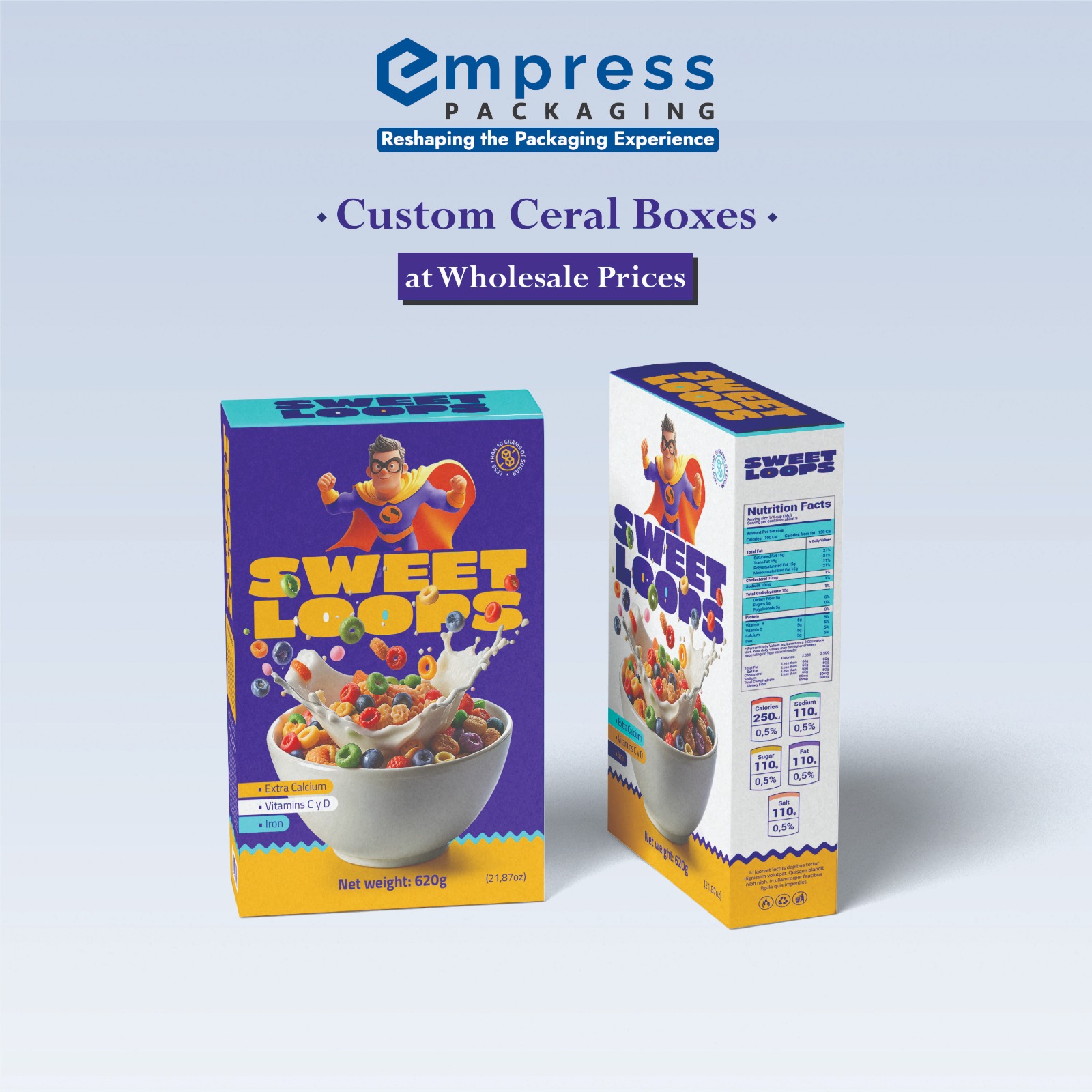 Custom Cereal Boxes That Sell Your Brand Fast