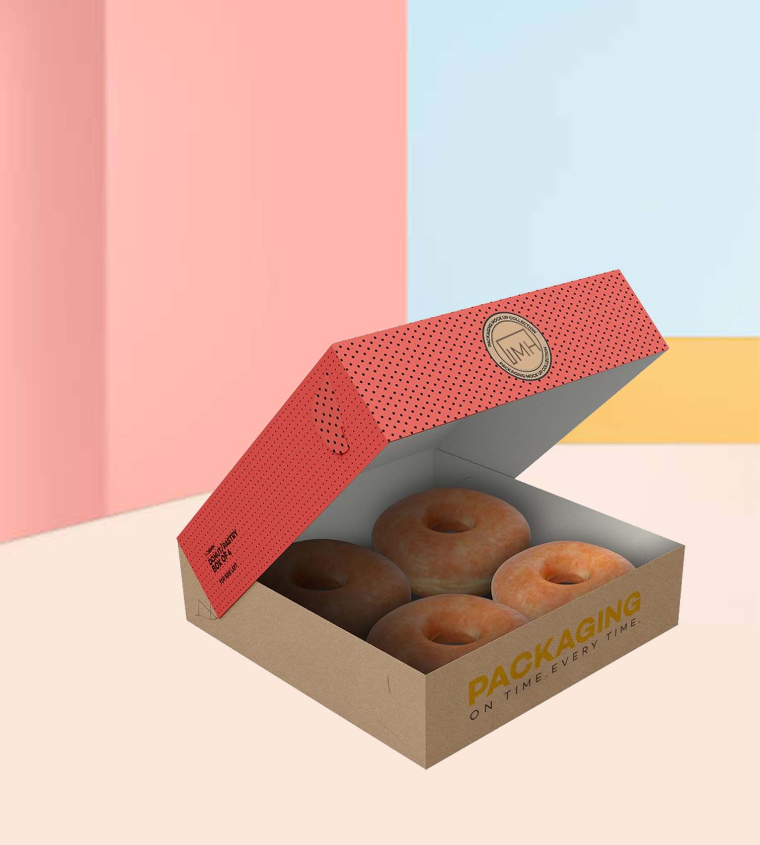 Custom Printed Bagel Boxes With Window At Wholesale In USA