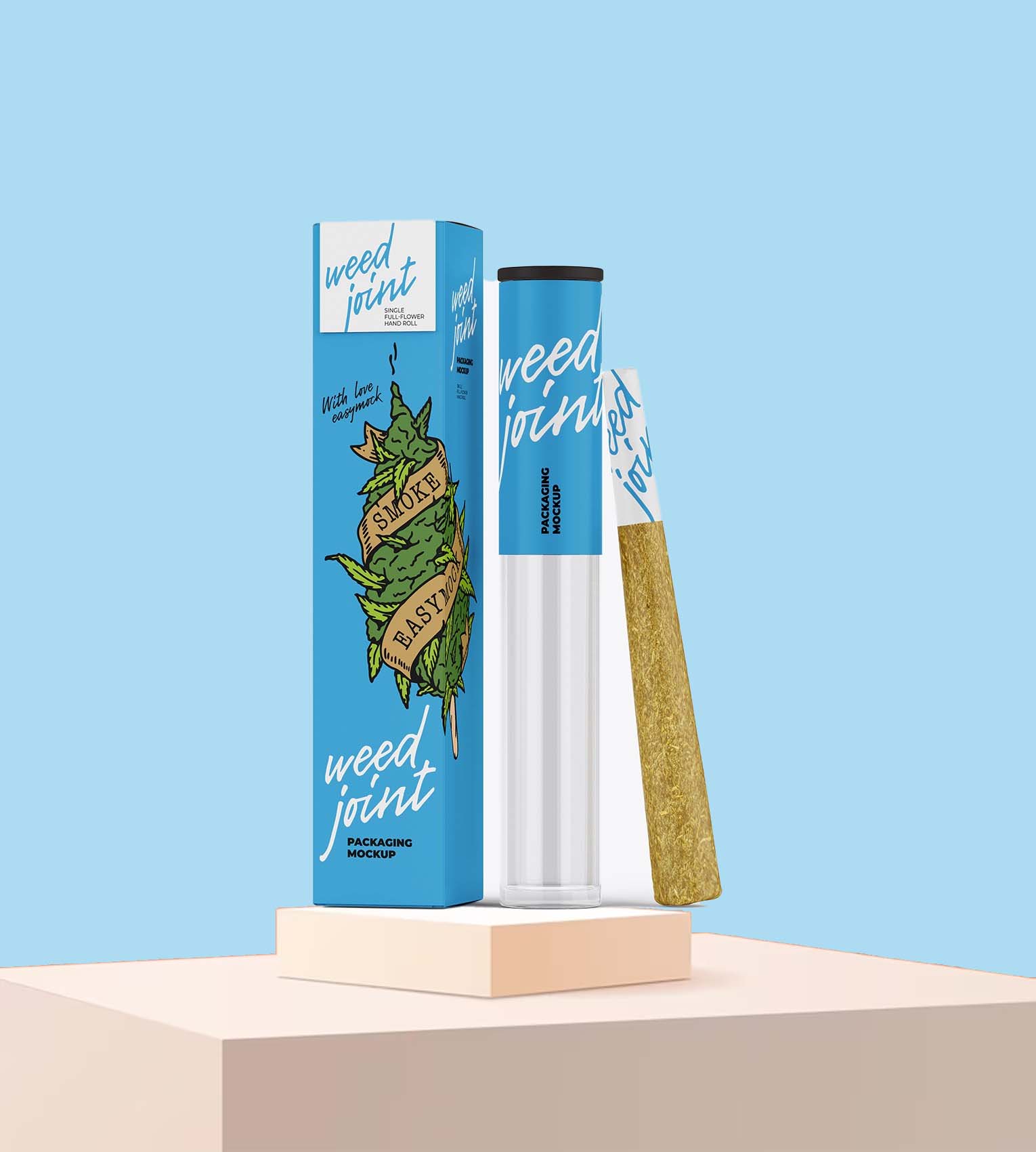 Custom Biodegradable Pre Roll Tubes Boxes– Empress Packaging