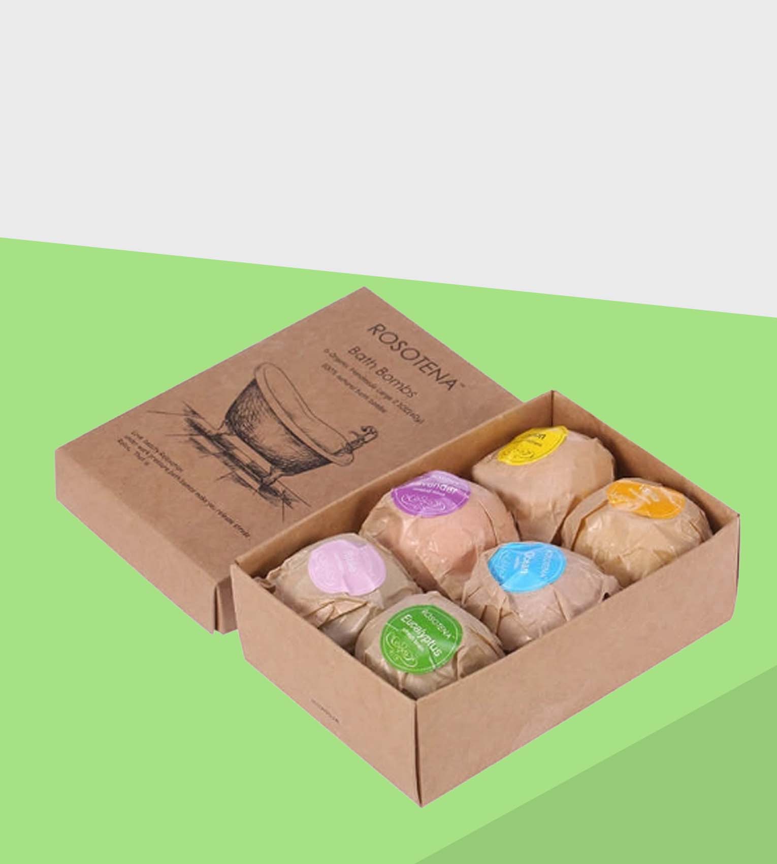 Eco Friendly Bath Bomb Boxes