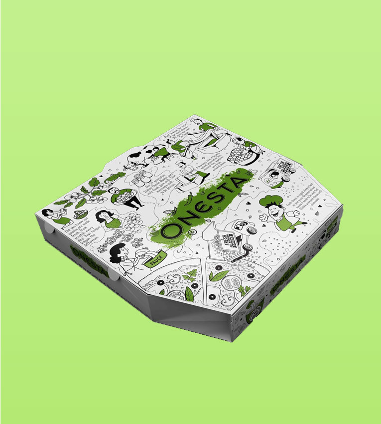White Pizza Boxes