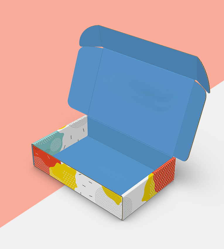Colored Mailer Packaging | Custom Printed Boxes | USA