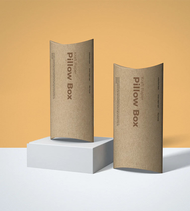 Eco Friendly Pillow Boxes At Wholesale Price | Empress Packaging