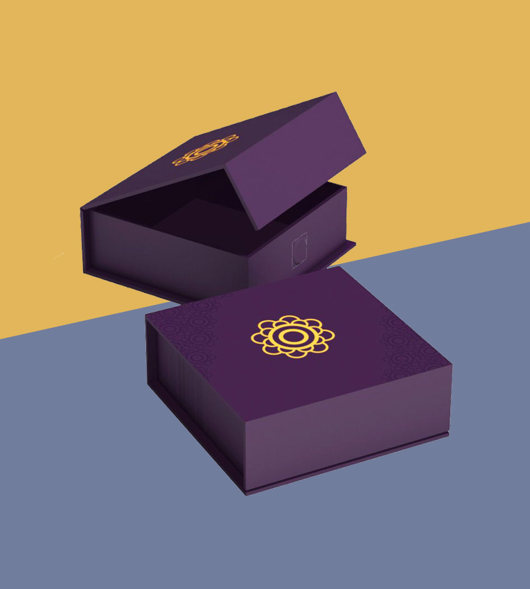 Custom printed flip top rigid boxes | Empress Packaging