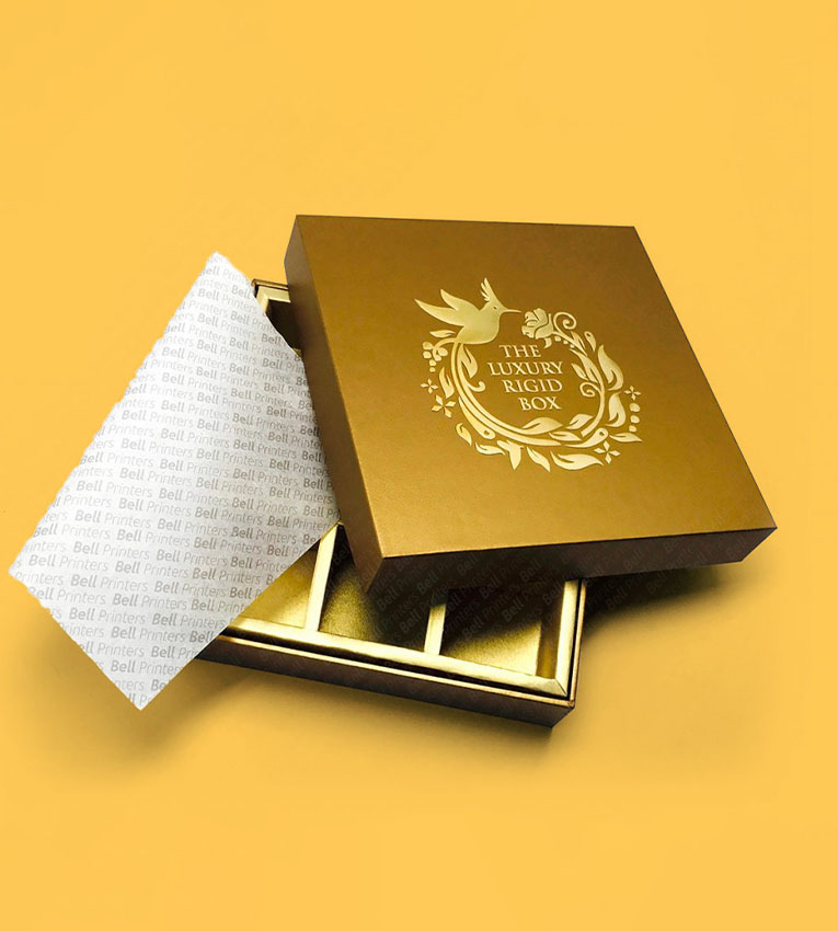 Custom printed luxury rigid packaging boxes | Empress Packaging