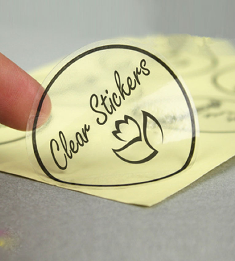 Custom Clear Vinyl Stickers - empress Packaging