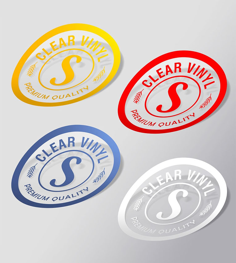 Custom Clear Vinyl Stickers - empress Packaging