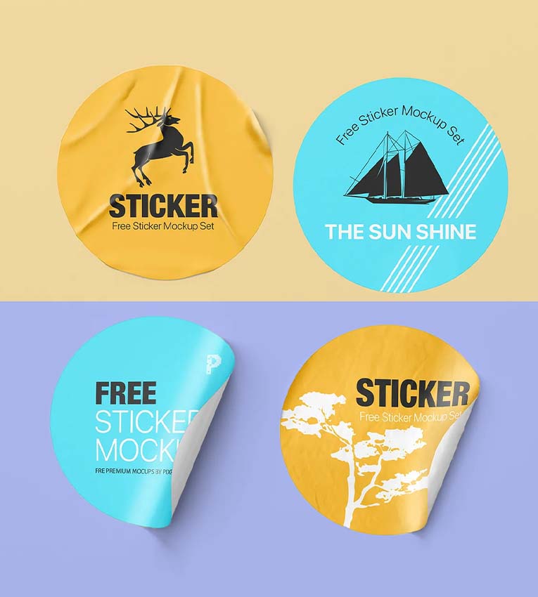 Custom Round Sticker Printing