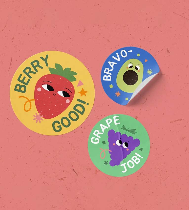 Custom Round Sticker Printing