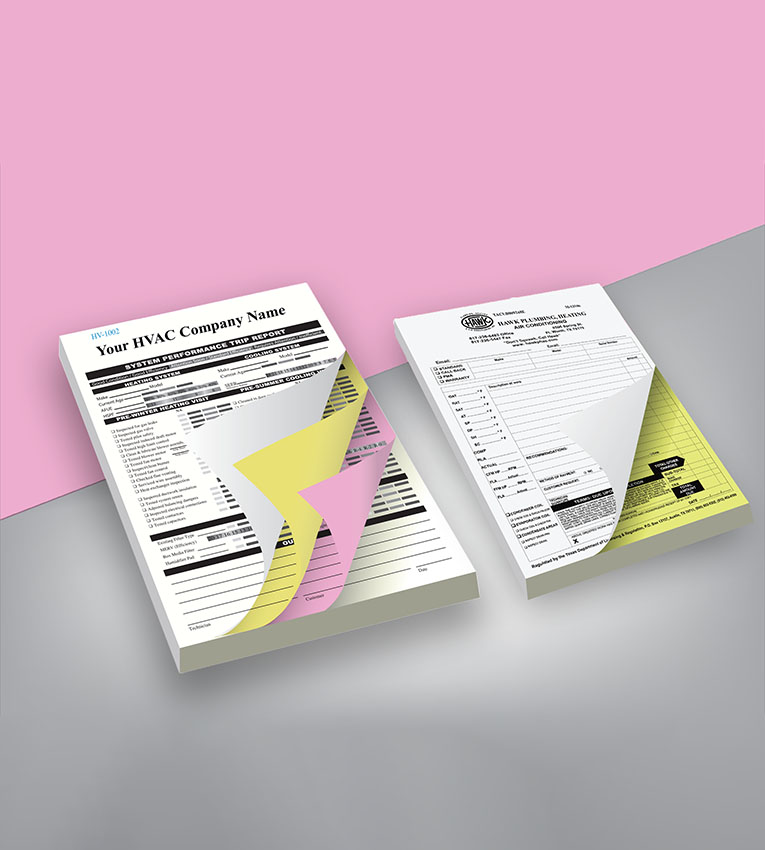 Custom Carbonless Paper Forms