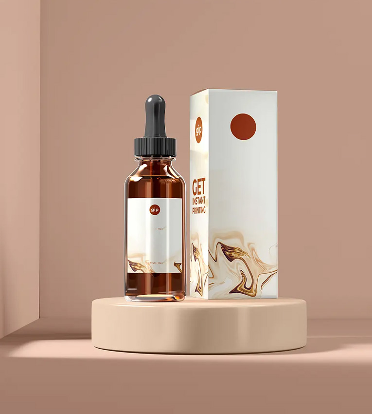 Custom Hemp Serum Boxes - Empress Packaging