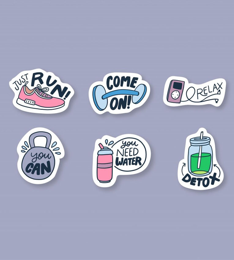 Custom Oval Bumper Sticker Printing