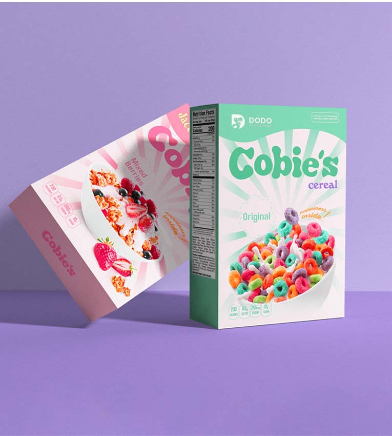 Cardboard Cereal Boxes