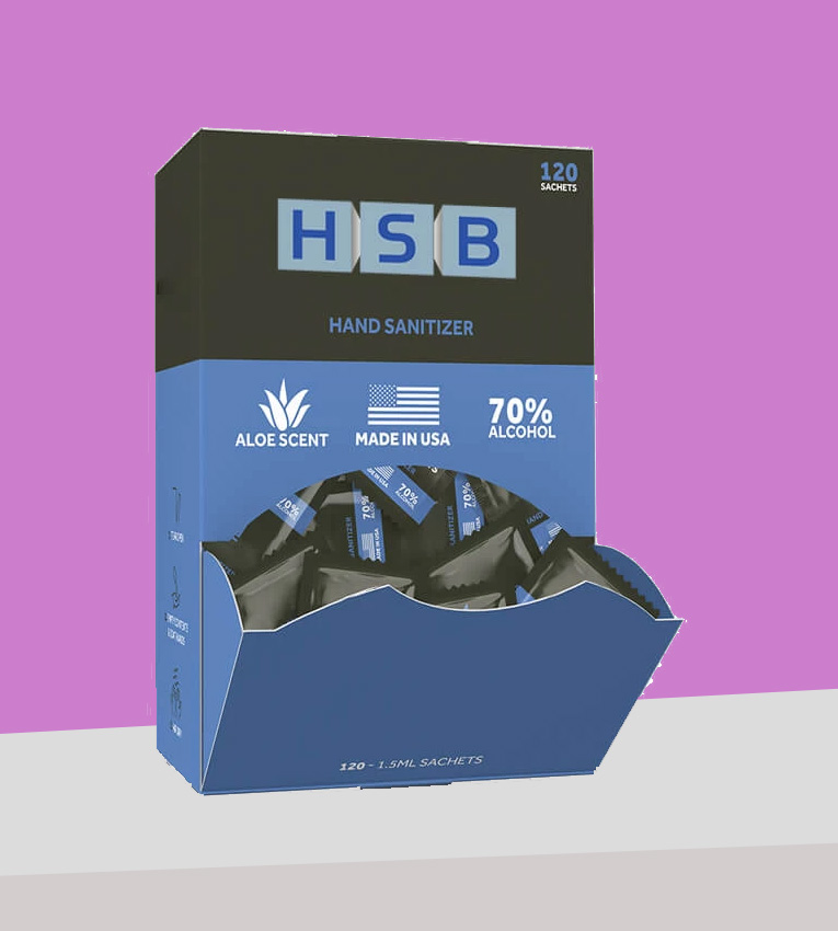 Eco-Friendly Hand Sanitizers Packaging Boxes With Free Shipping