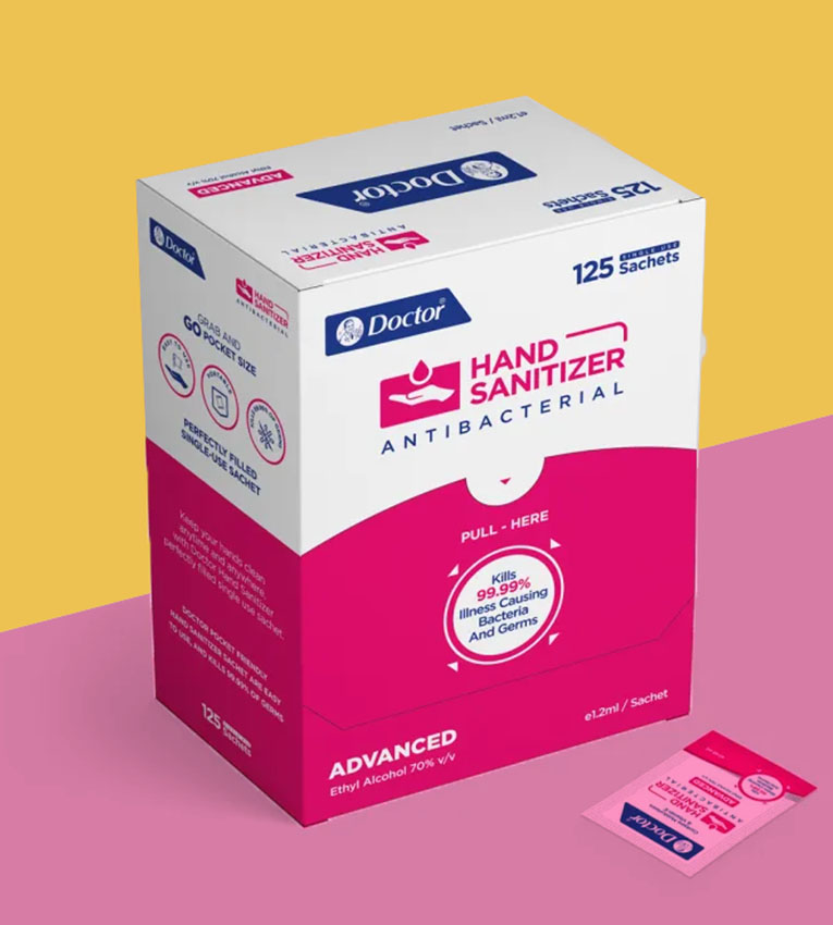 Eco-Friendly Hand Sanitizers Packaging Boxes With Free Shipping