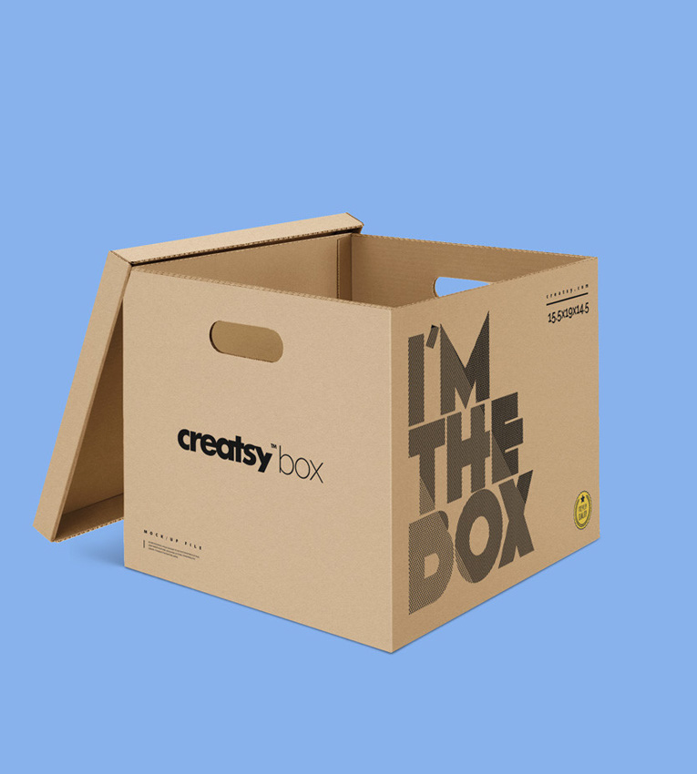 Corrugated Box With Lids