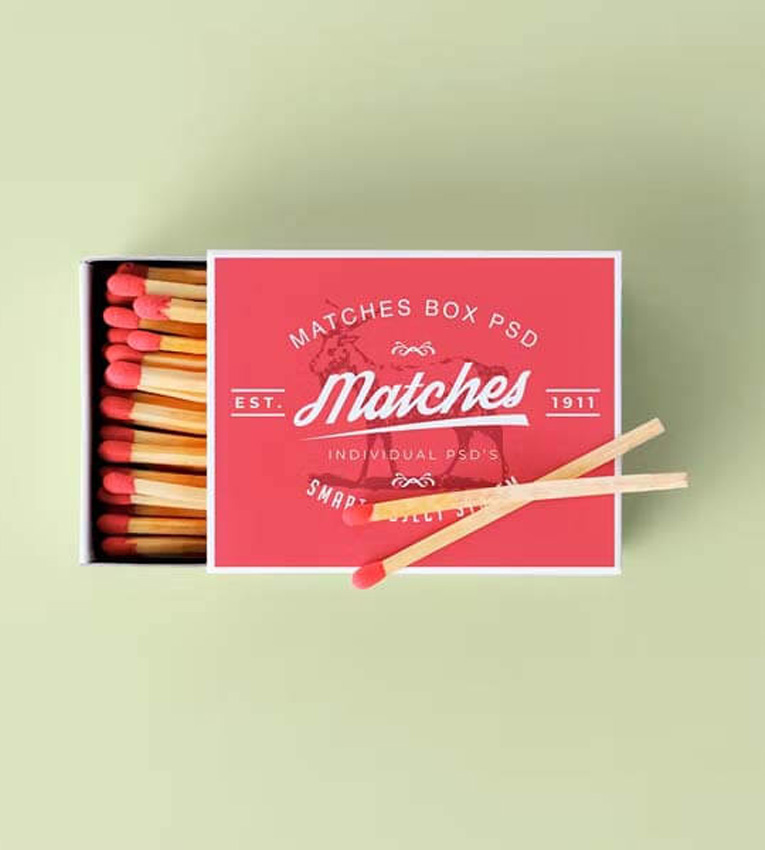 Custom Match Boxes | Branded Packaging Options