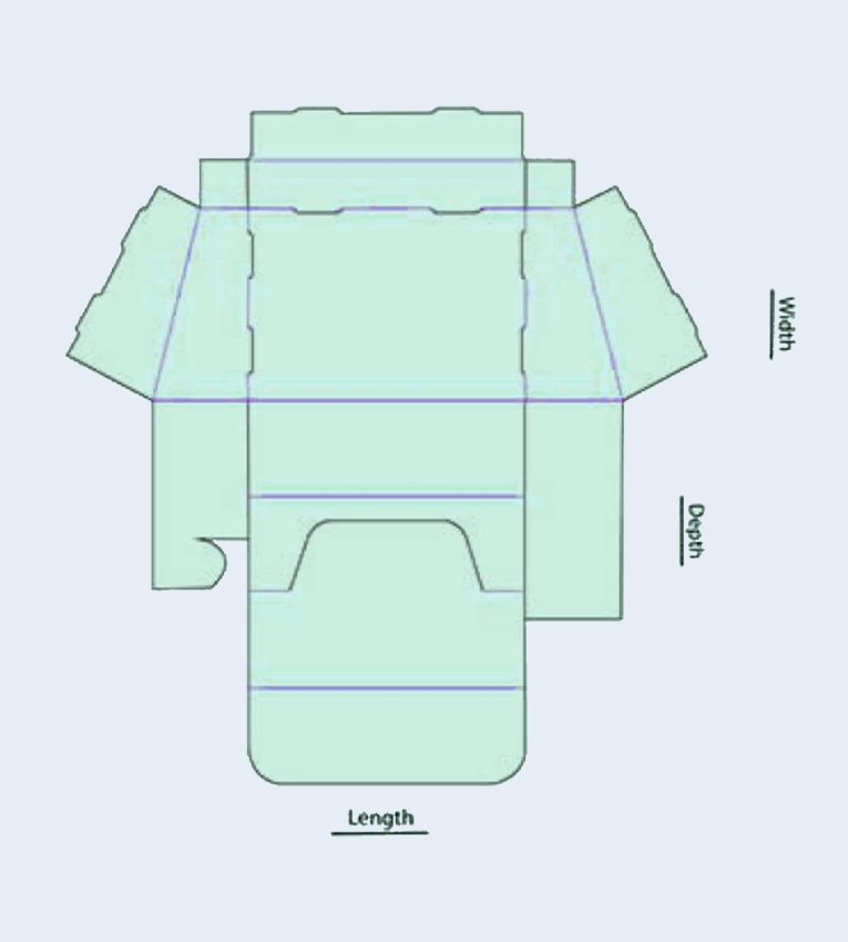 Counter Display Boxes Template
