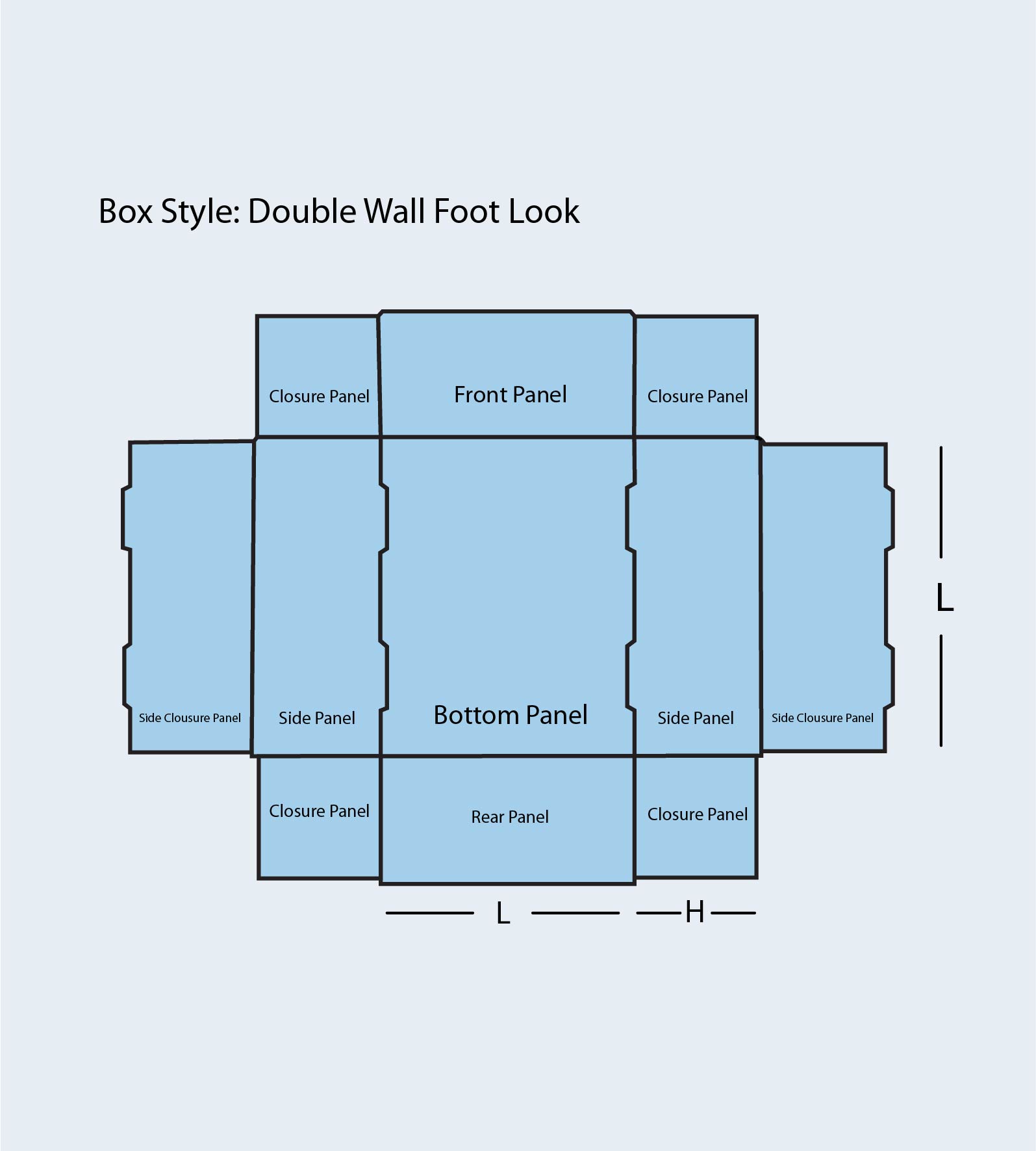 Foot Lock Tray Dimensions Boxes Template