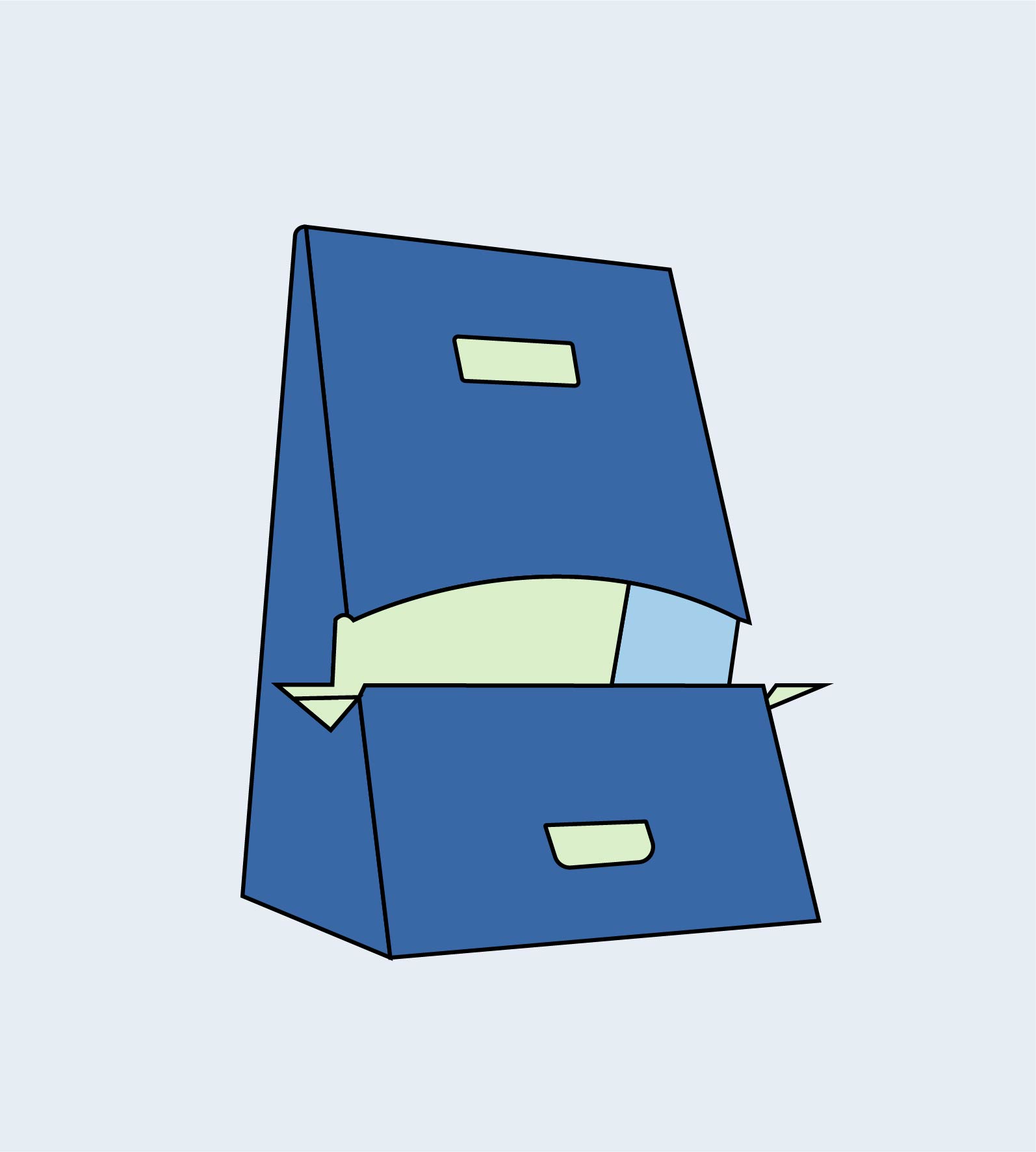 Easel Display Stand Boxes Template