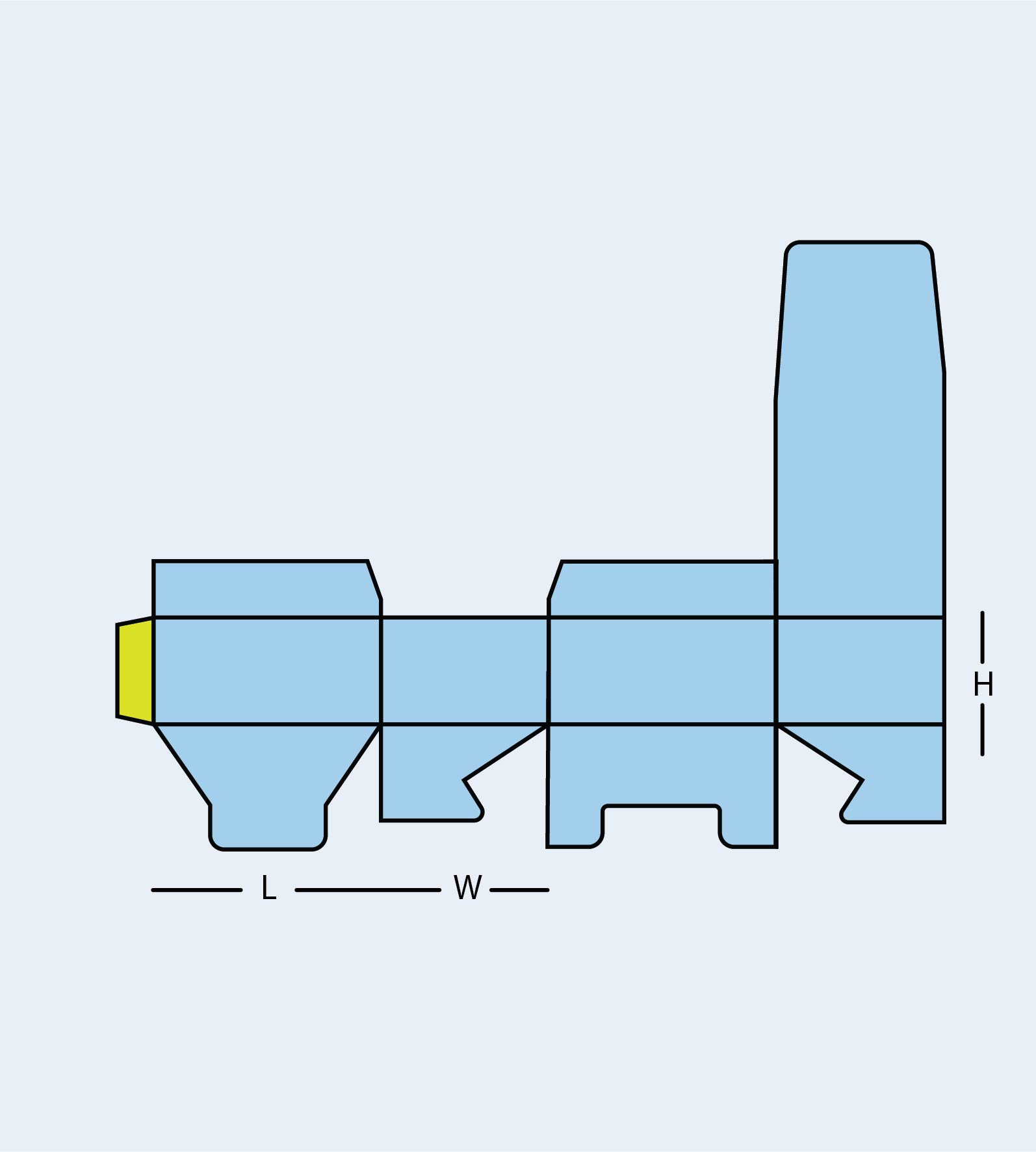 123 Bottom Boxes Template